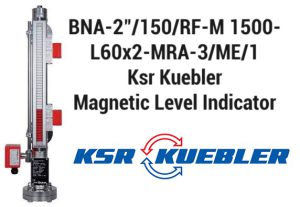 BNA-2″/150/RF-M 1500-L60x2-MRA-3/ME/1 Ksr Kuebler Magnetic Level ...