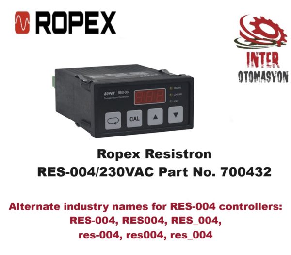 RES-004/230VAC ROPEX SICAKLIK KONTRÖL CİHAZI TEMPERATURE CONTROLLER ...