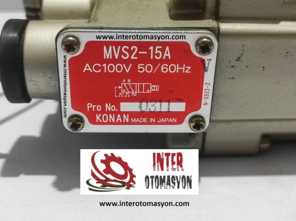 MVS2-15A Solenoid Valve Konan Electric MVS215A AC100 (50/60Hz ...